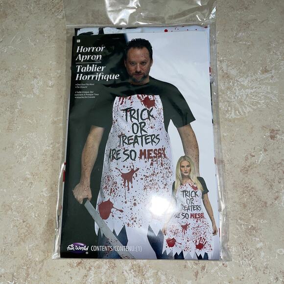 Fun World | Costumes | Adult Bloody Messy Apron Horror Haunted House ...